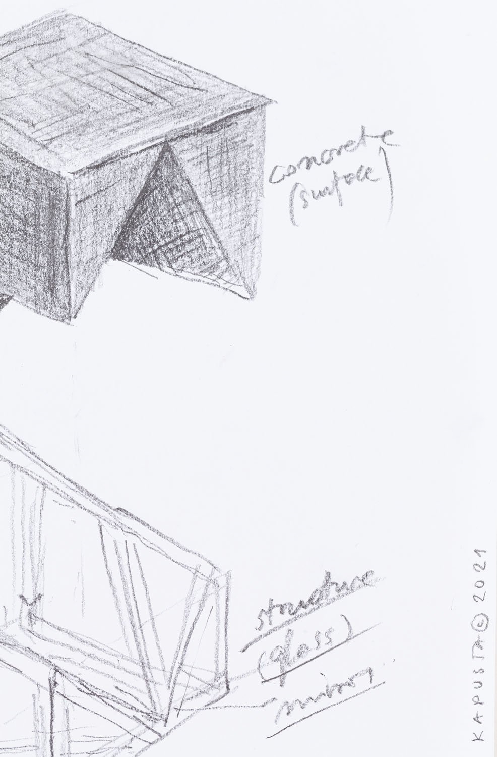Janusz Kapusta | Project for the scultpure K-dron (2021) | MutualArt