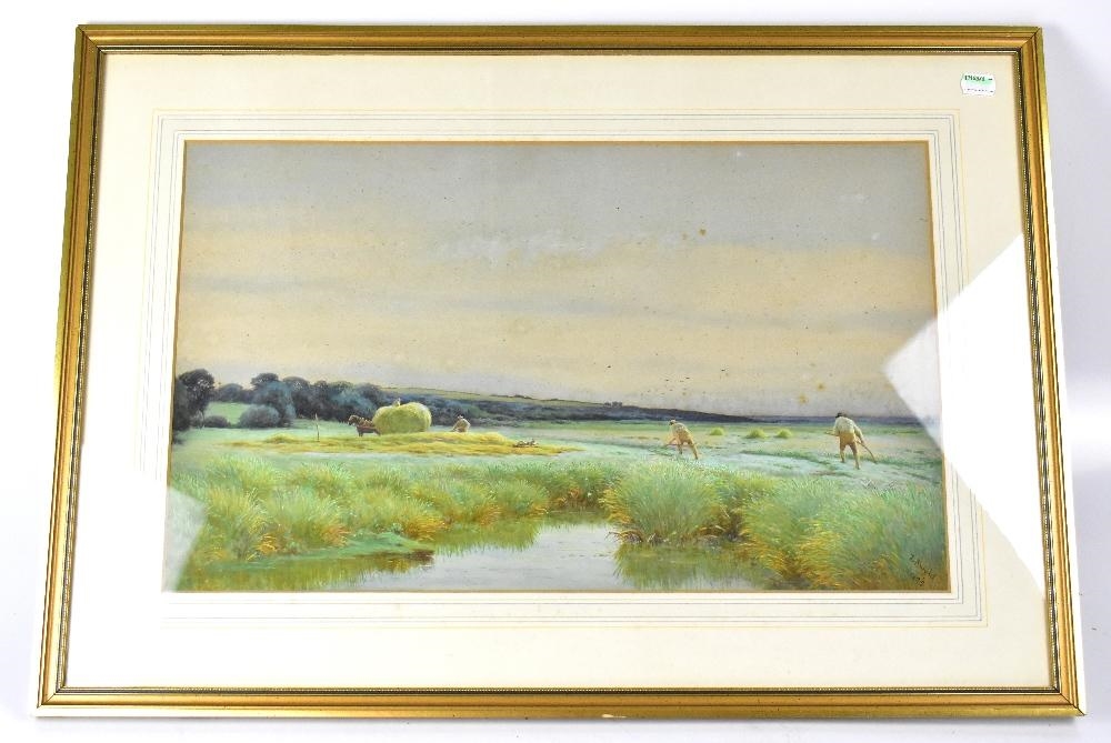 Joseph Knight | rural scene with figures | MutualArt