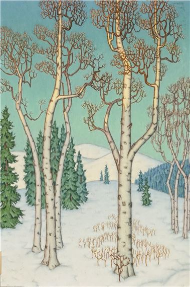 McCaughan Heizer | Birches in the Snow | MutualArt