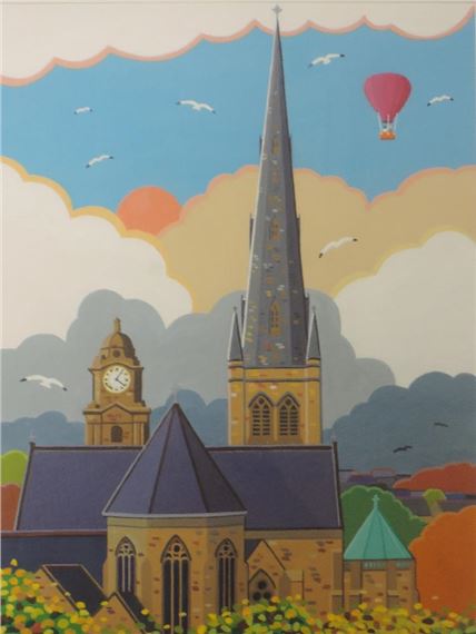 Chas Jacobs | St Peter's Cathedral Lancaster | MutualArt