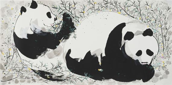 Wu Guanzhong | Panda | MutualArt