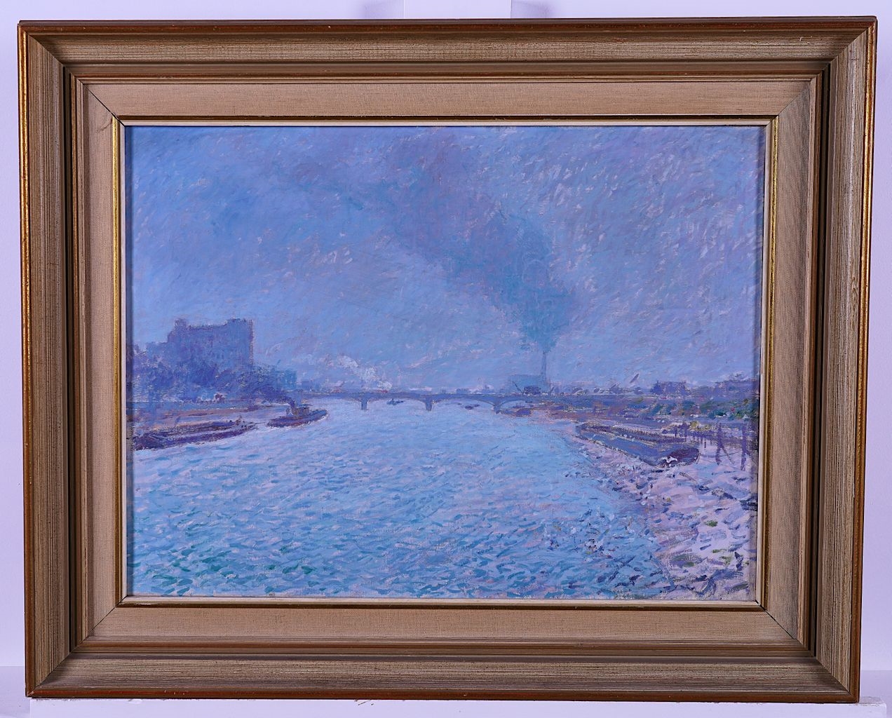 Derek Mynott | The Thames at Chelsea | MutualArt