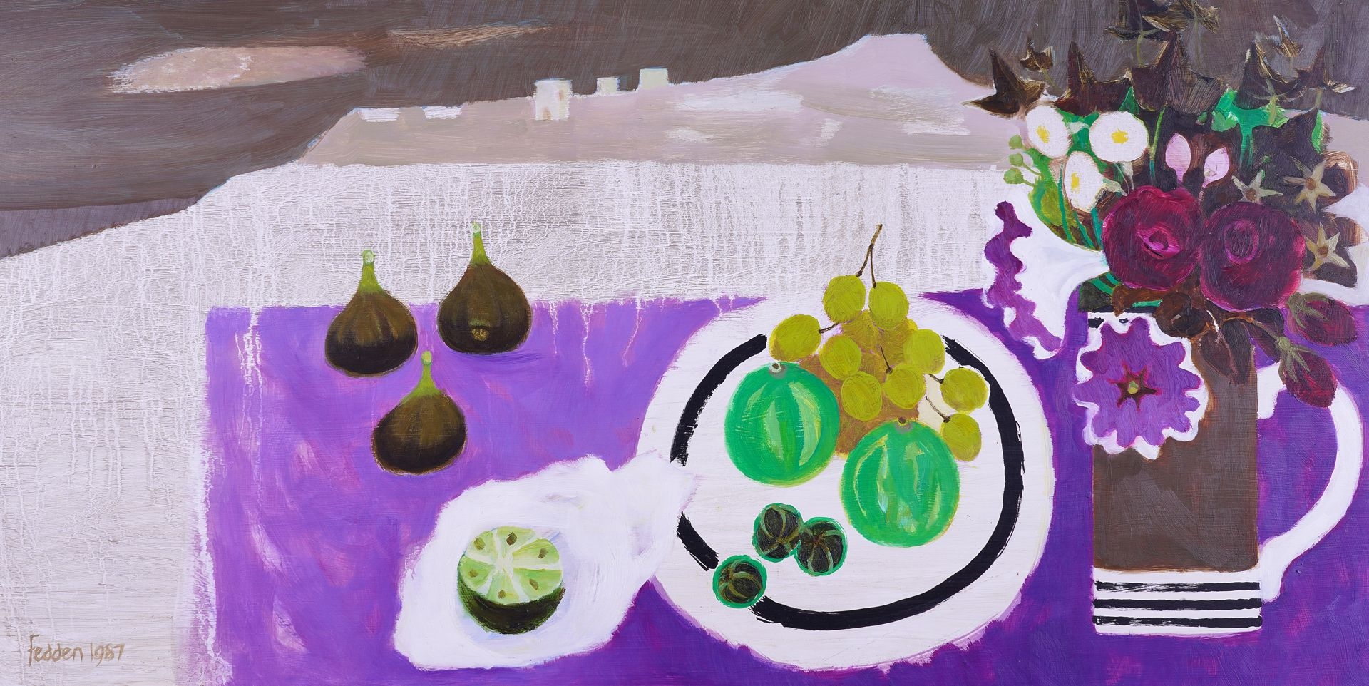 Mary Fedden | The Blue Table | MutualArt