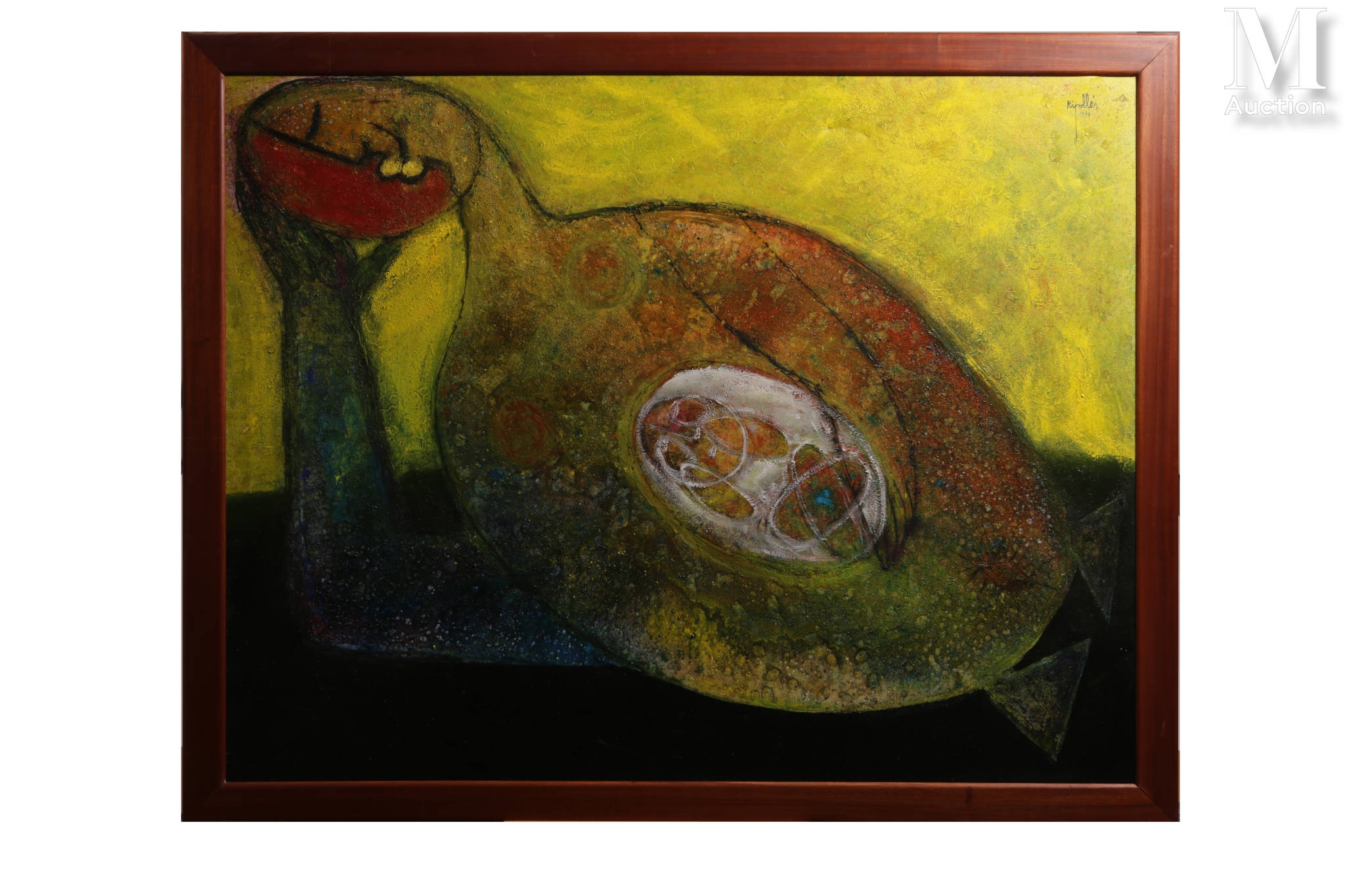 Juan García Ripollés | Composition à la femme enceinte (1993) | MutualArt