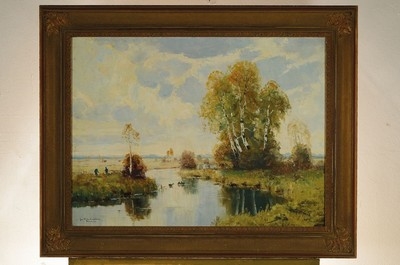 Joseph Rolf Knobloch | old water landscape | MutualArt