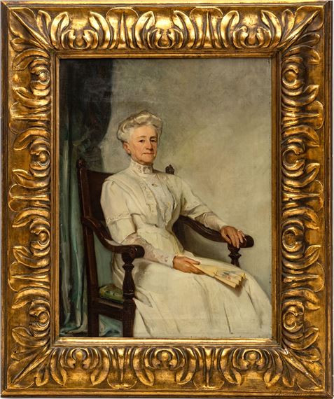 Oliver Dennett Grover | SITTING PORTRAIT OF MOTHER (1910) | MutualArt