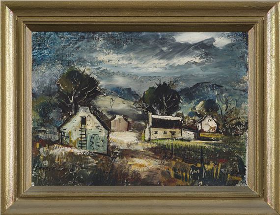 George Enslin | Landscape with Cape Cottages | MutualArt