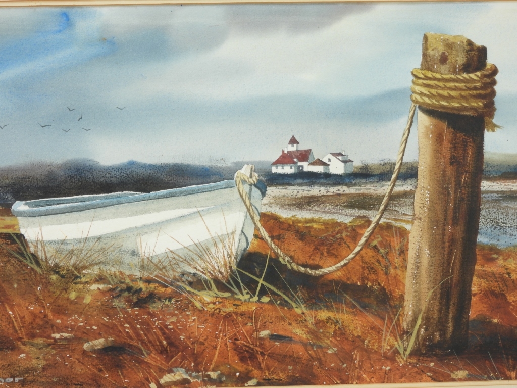 Donald Allen Mosher | Beach Side Landscape | MutualArt