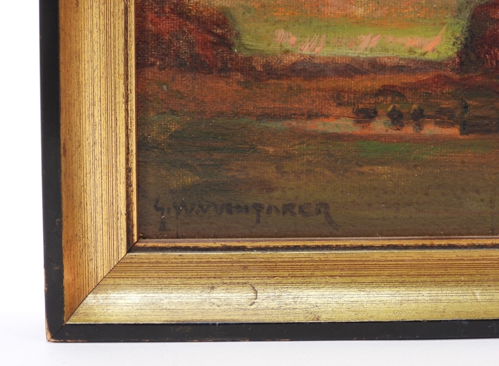 George William Whitaker | Sunset Landscape | MutualArt