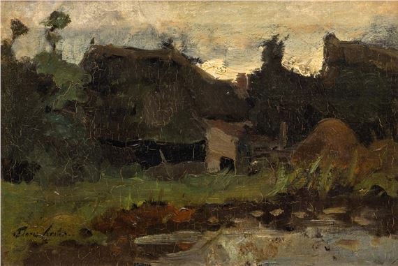 Floris Verster | Kerkhof te Warmond (1907) | MutualArt