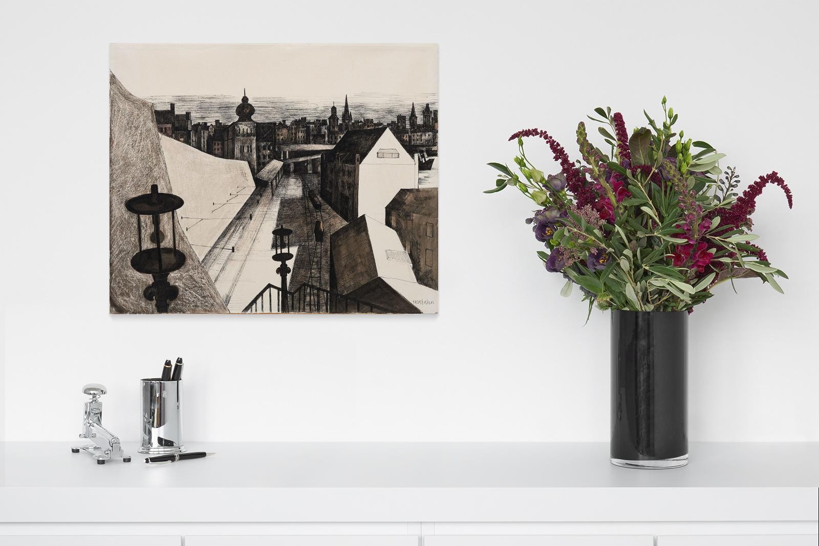 Herbert Breiter | Stadtansicht. (1963) | MutualArt