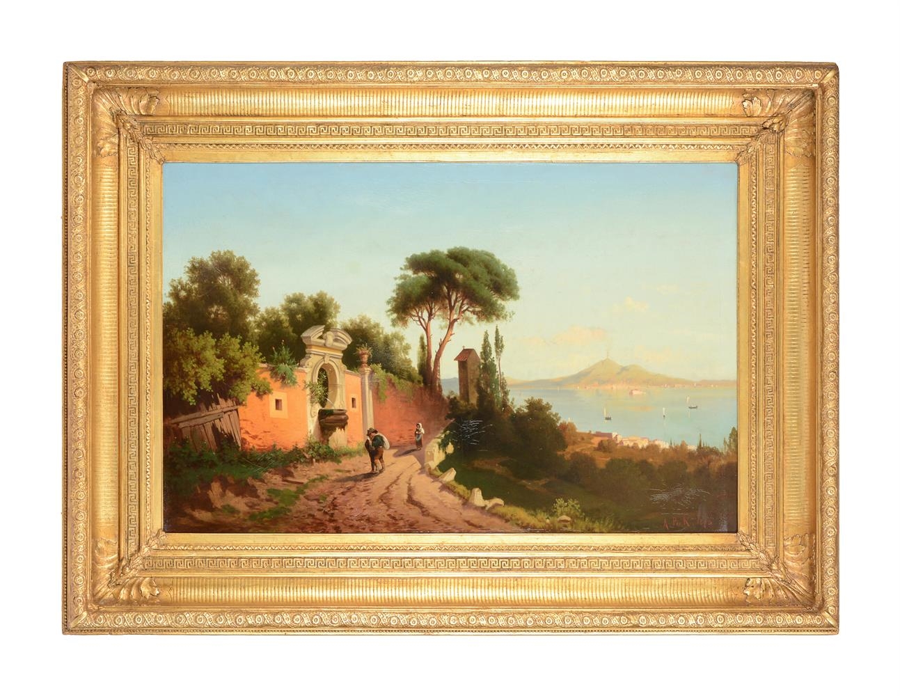 Anton Pick | THE BAY OF NAPLES (1876) | MutualArt