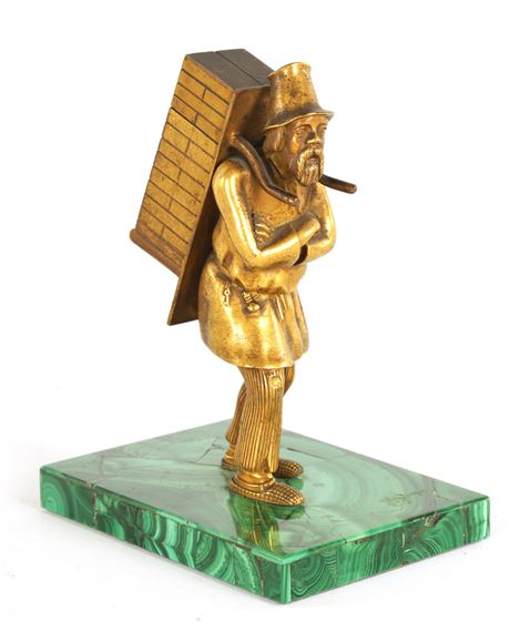 Russian School, 19th Century | A hod-carrier with stack of bricks on ...