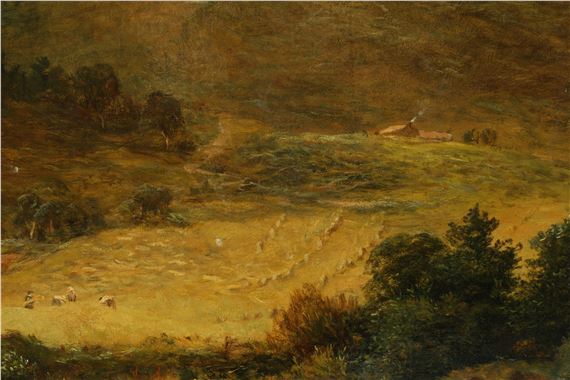 James Docharty | Mountainous river landscape scene with resting ...
