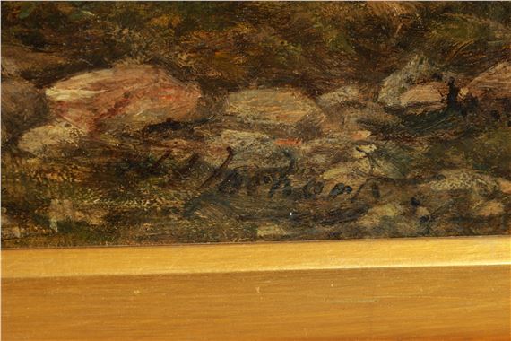 James Docharty | Mountainous river landscape scene with resting ...