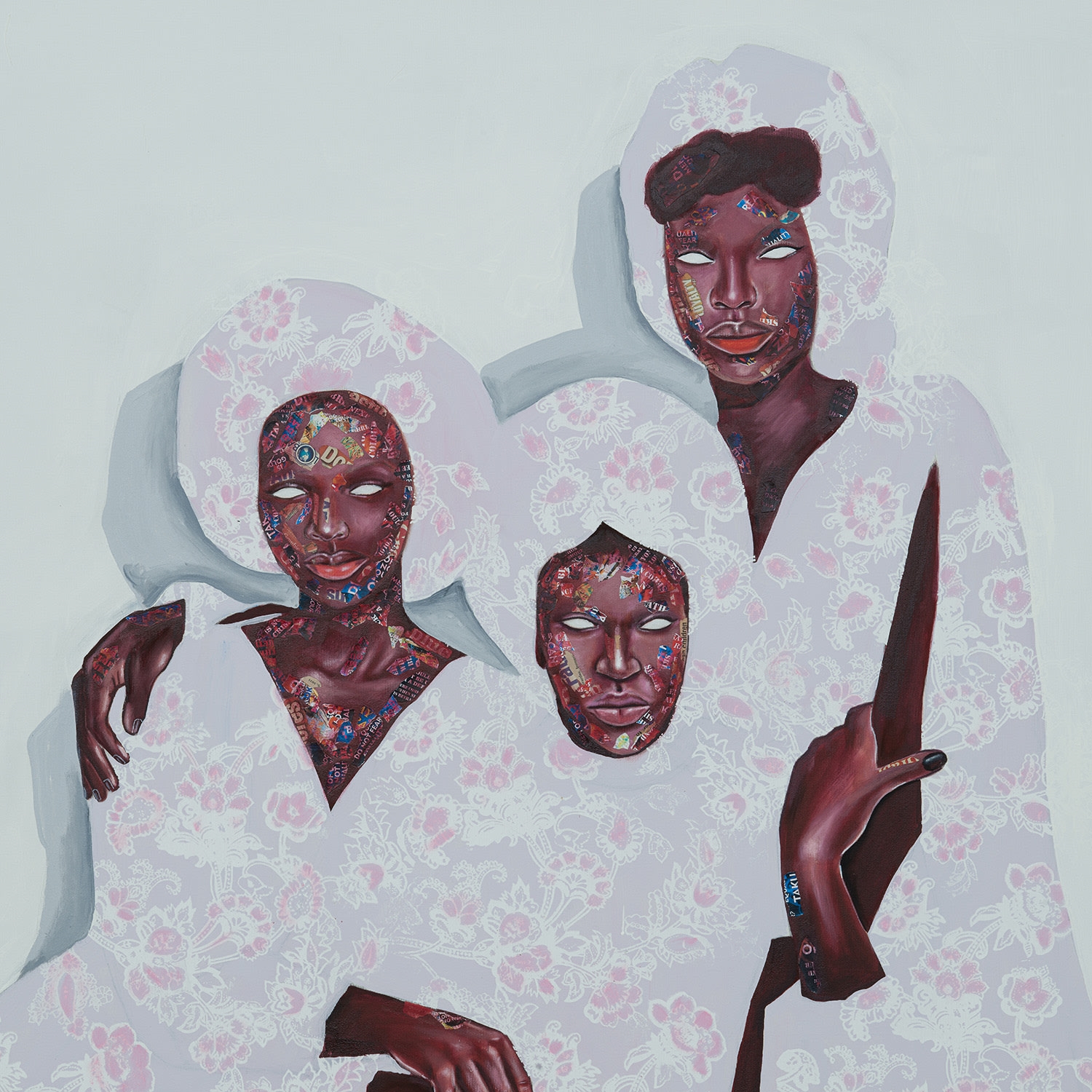 Emmanuel Taku | The Three Damsels (2021) | MutualArt
