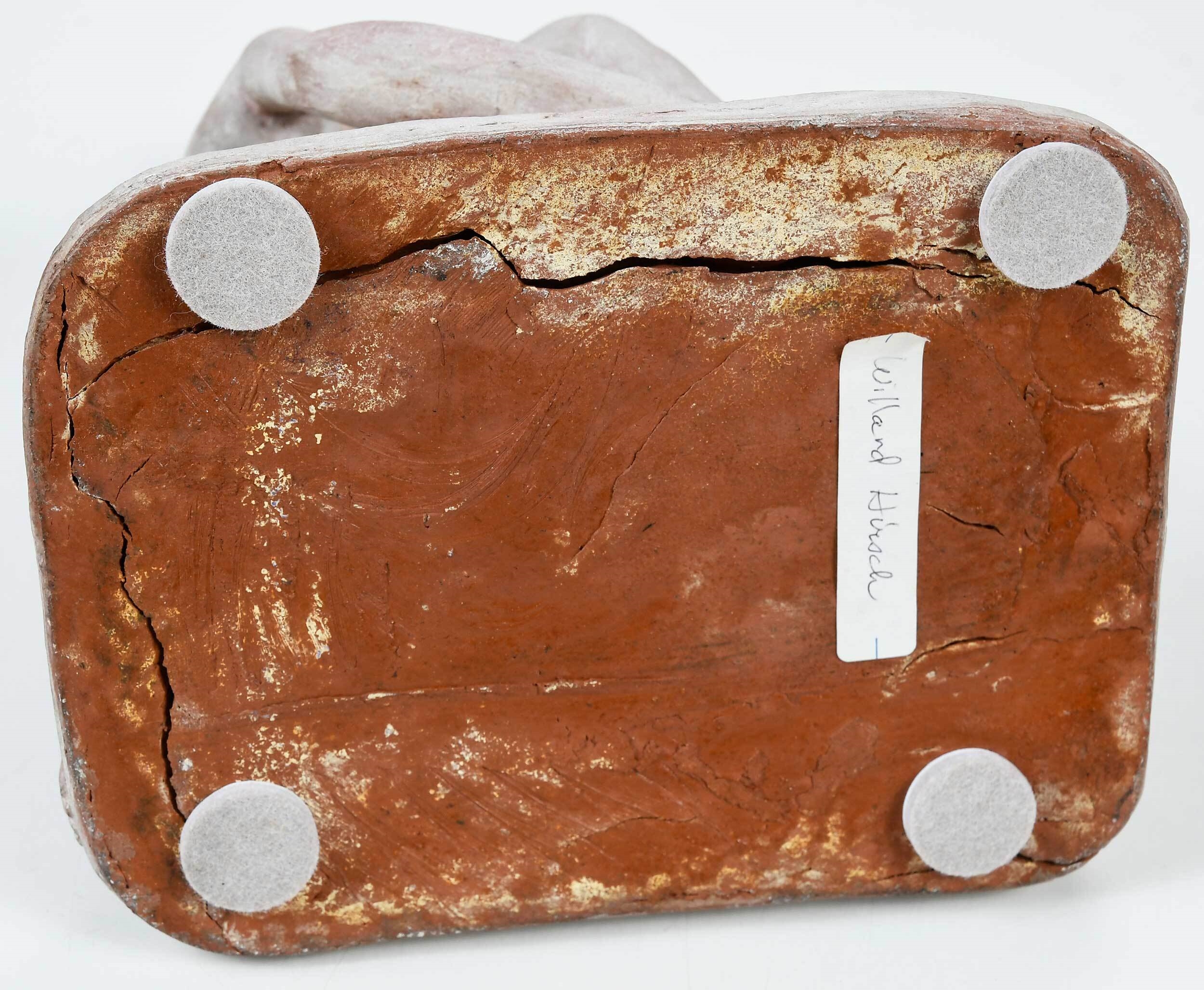 Willard Hirsch | Sculpture of a seated female nude; Portrait of Laura ...