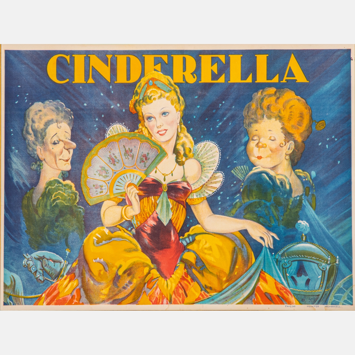 British School, 20th Century | Pantomime Poster for Cinderella (Circa ...