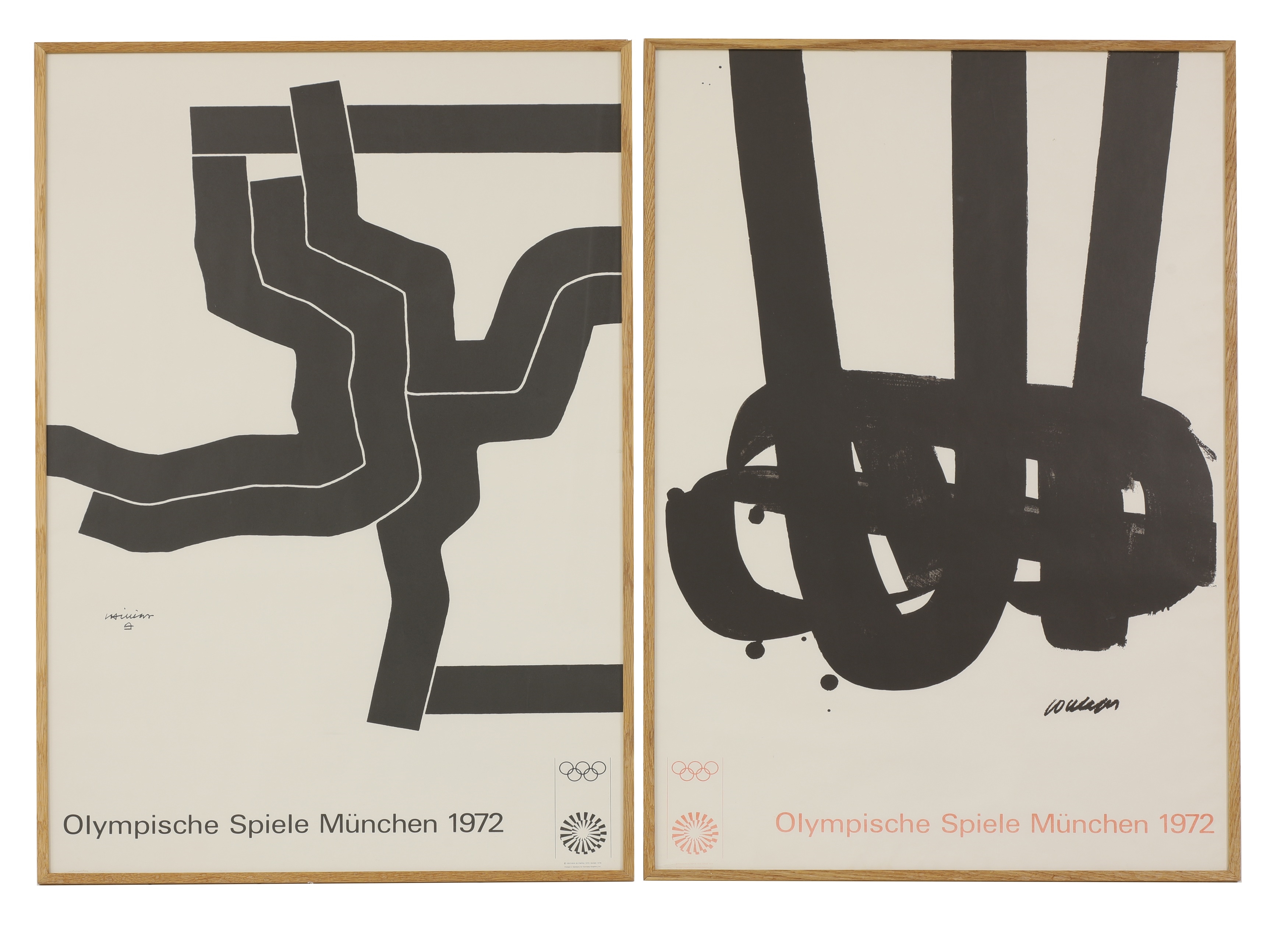 Eduardo Chillida | Three posters for the 1972 Munich Olympics (1972 ...