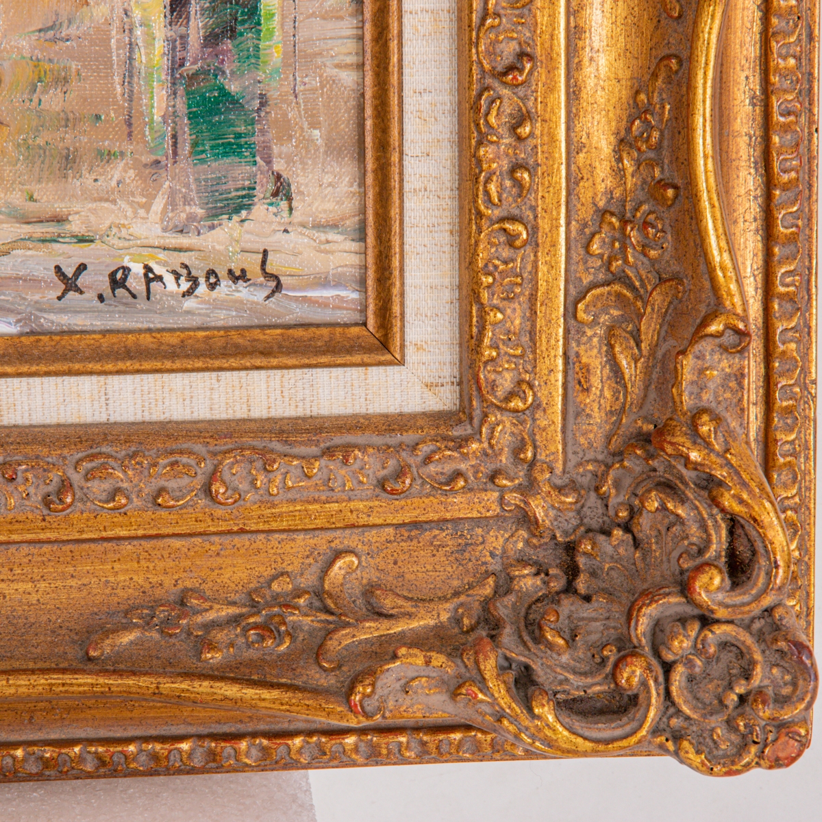 Xavier Rabous | City Scene with Figures | MutualArt