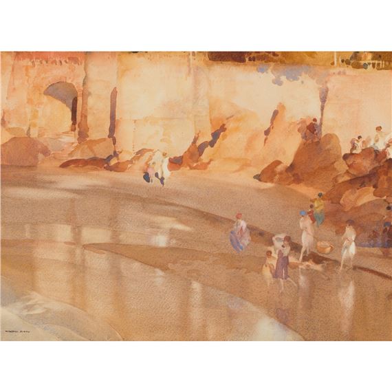 William Russell Flint | ON THE BEACH | MutualArt