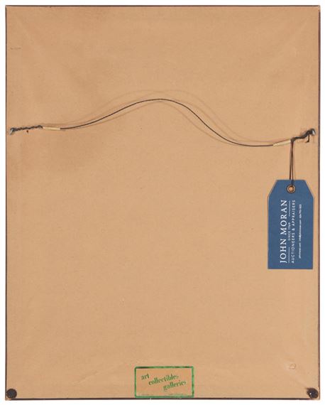 Douglas Shively | Mission complex with a strolling monk (1979) | MutualArt