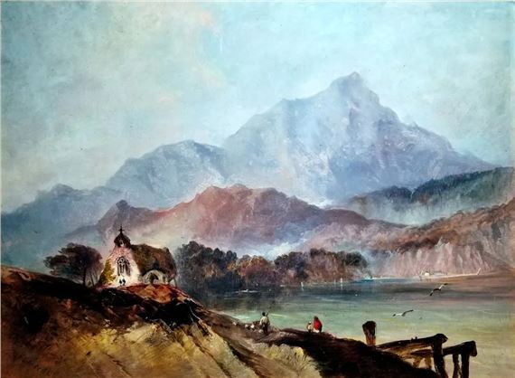Charles Smith | Mountain Landscape (1870s) | MutualArt