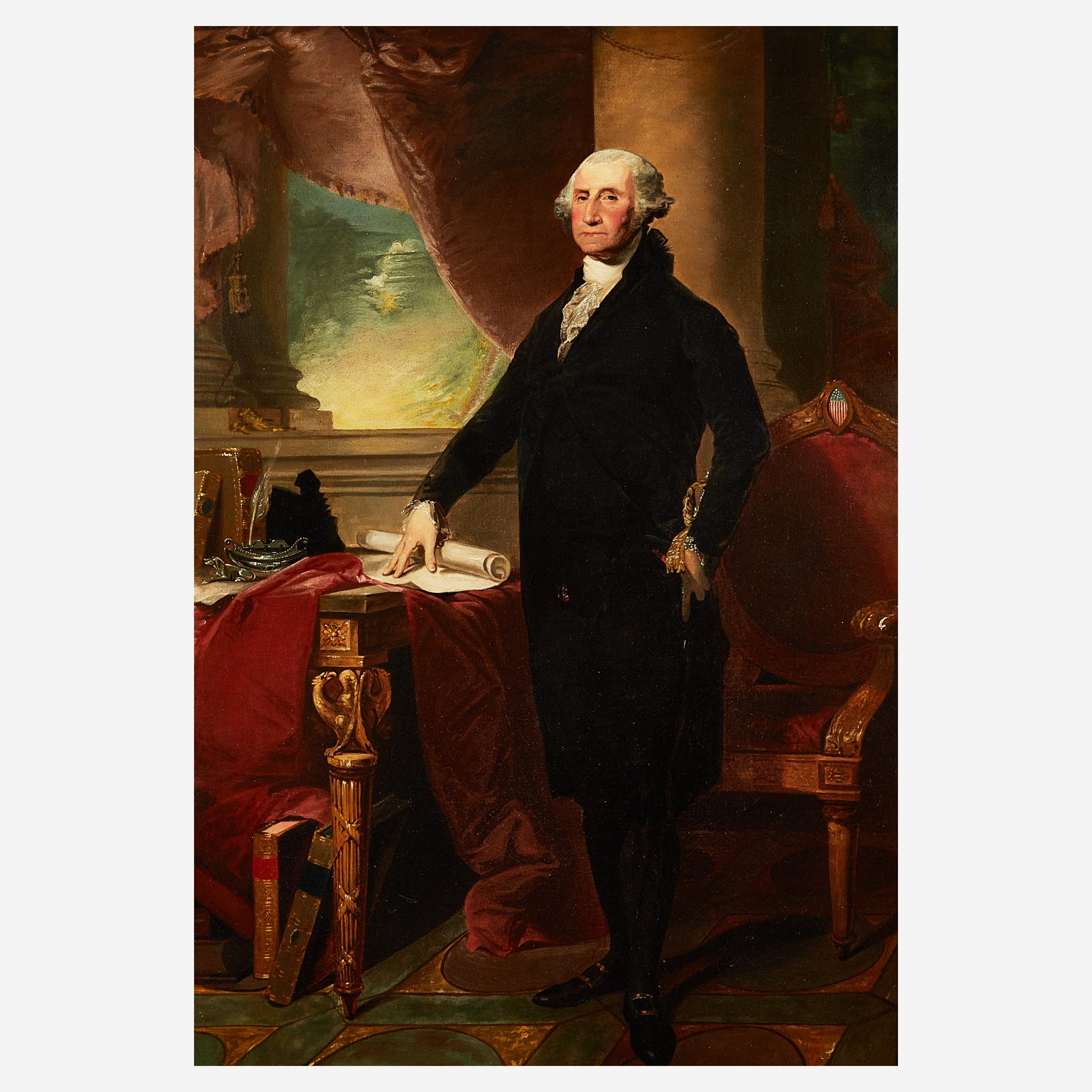 Gilbert Stuart | The Landsdowne Portrait of George Washington | MutualArt