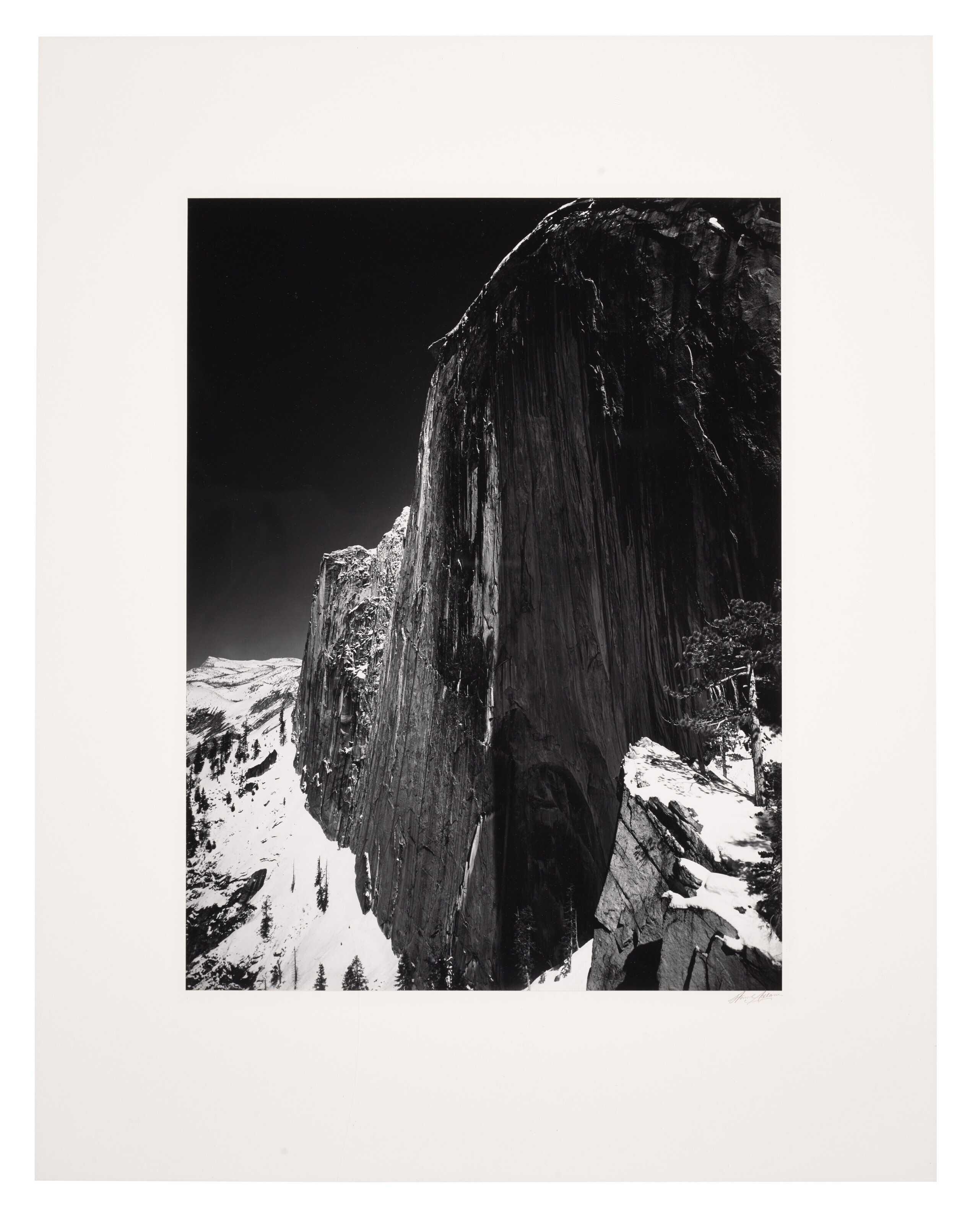 Ansel Adams | Monolith,The Face of Half Dome Yosemite Valley ...