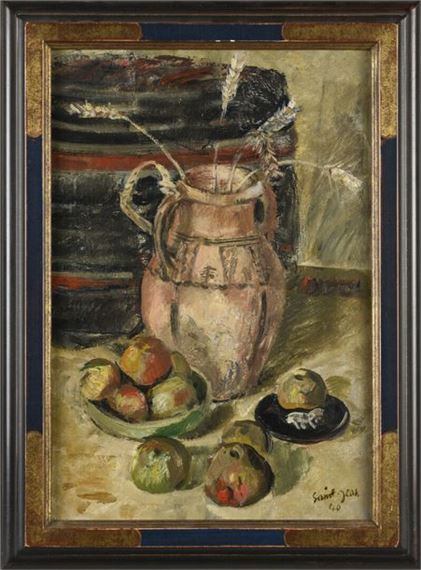 Marcel Saint-Jean | still life with pottery | MutualArt
