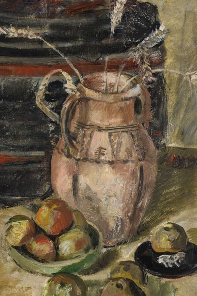 Marcel Saint-Jean | still life with pottery | MutualArt