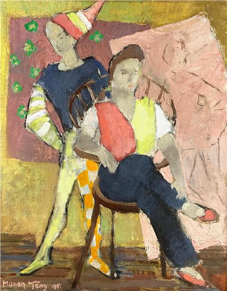 Marion Terry | Portrait Of Two (1951) | MutualArt