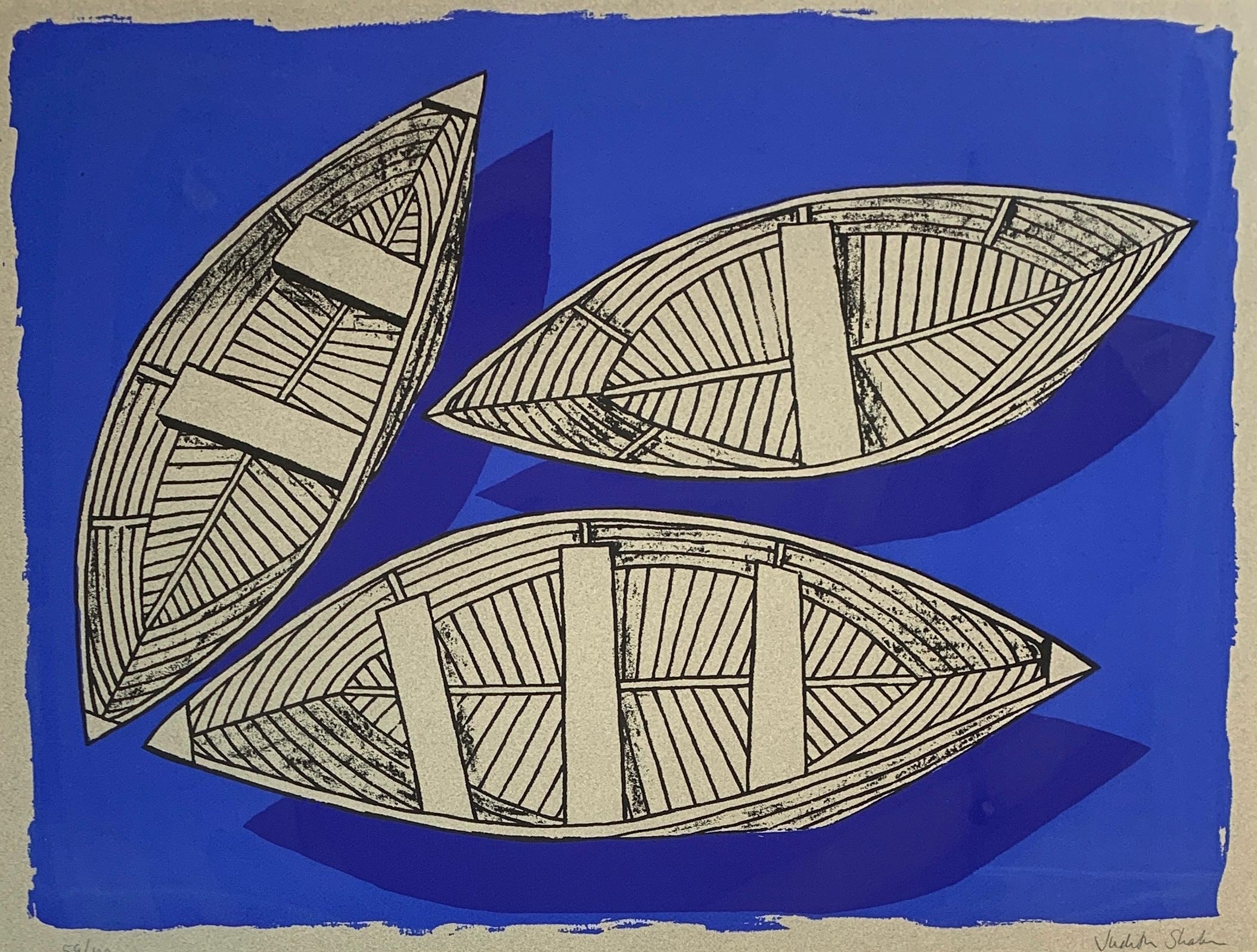 Judith Shahn | 3 Boats (20) | MutualArt