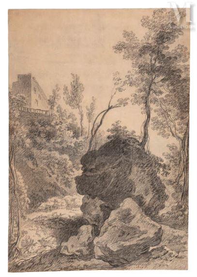 Louis Chaix | Paysage de forêt italienne (1781) | MutualArt