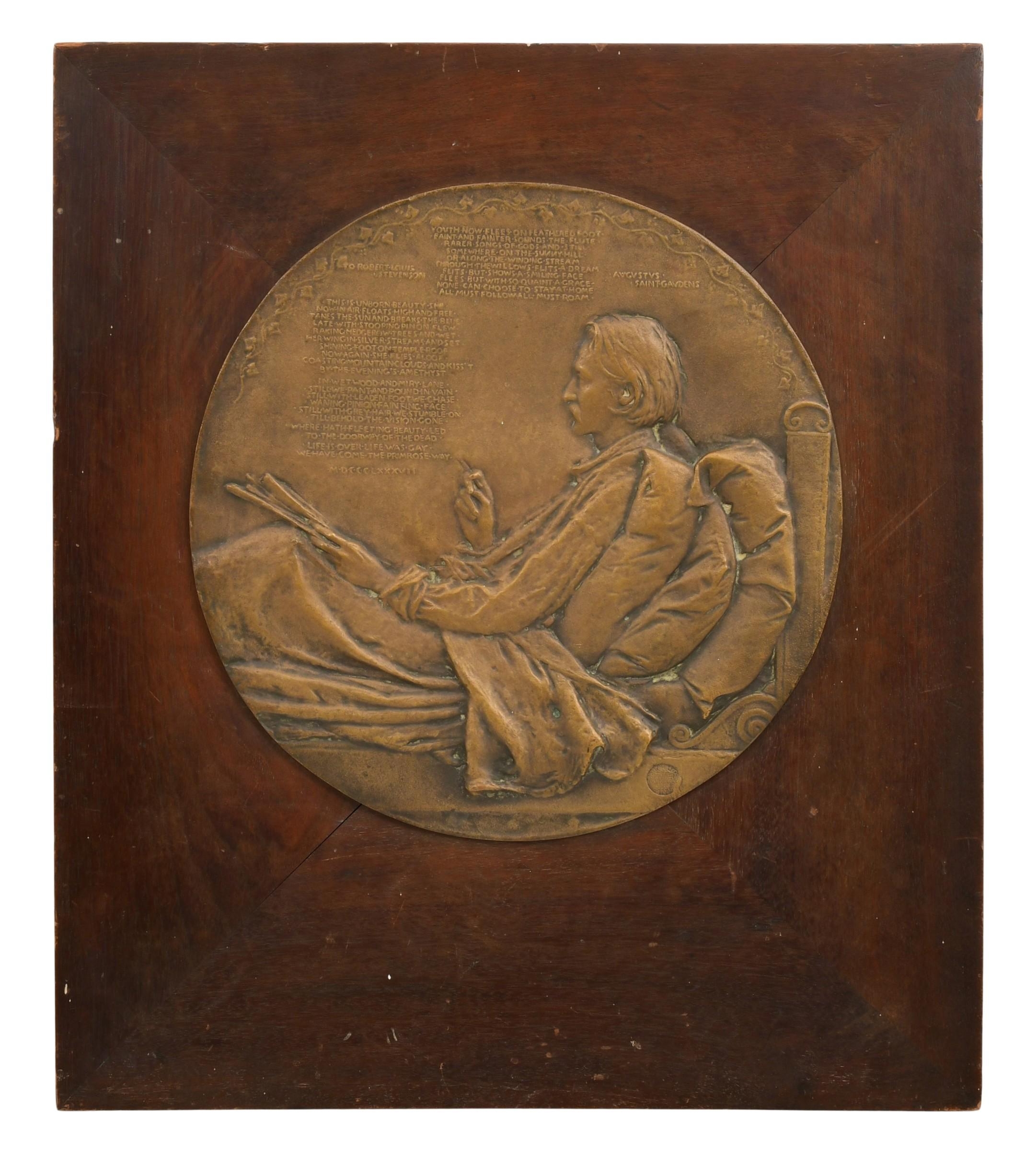 Augustus Saint-Gaudens | Portrait of Robert Louis Stevenson | MutualArt