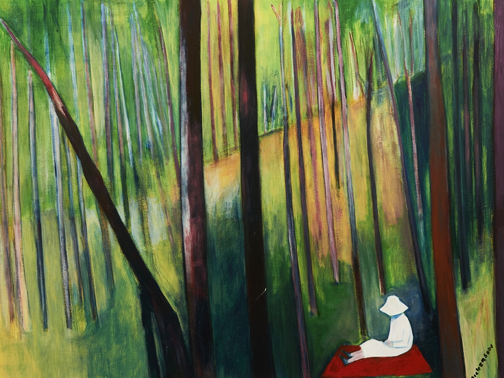 Robert Dickerson | Artist Wife Reading at Kin Kin (1991) | MutualArt