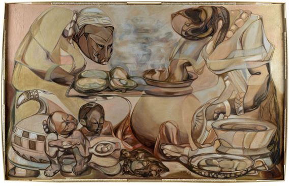 Pascal Kenfack | EXTRACTION DES GATEAUX DE MAÏS (2008) | MutualArt