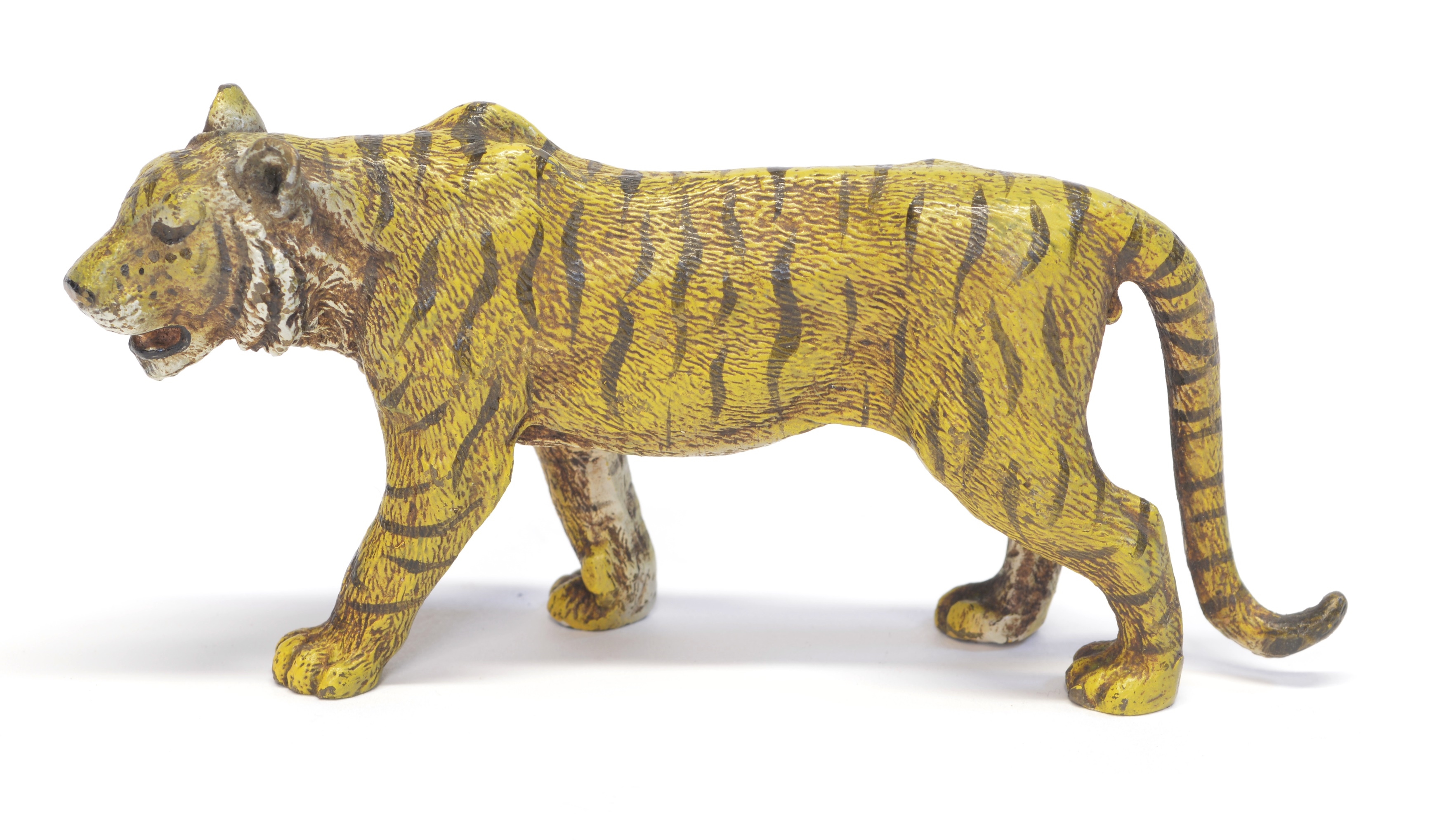 Franz Bergman‏ | COLD PAINTED BRONZE FIGURE OF A PROWLING TIGER | MutualArt