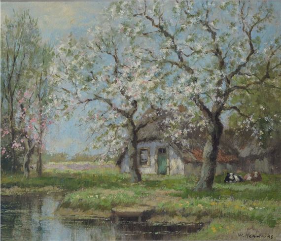 Willem Hendriks | Rivière au printemps | MutualArt