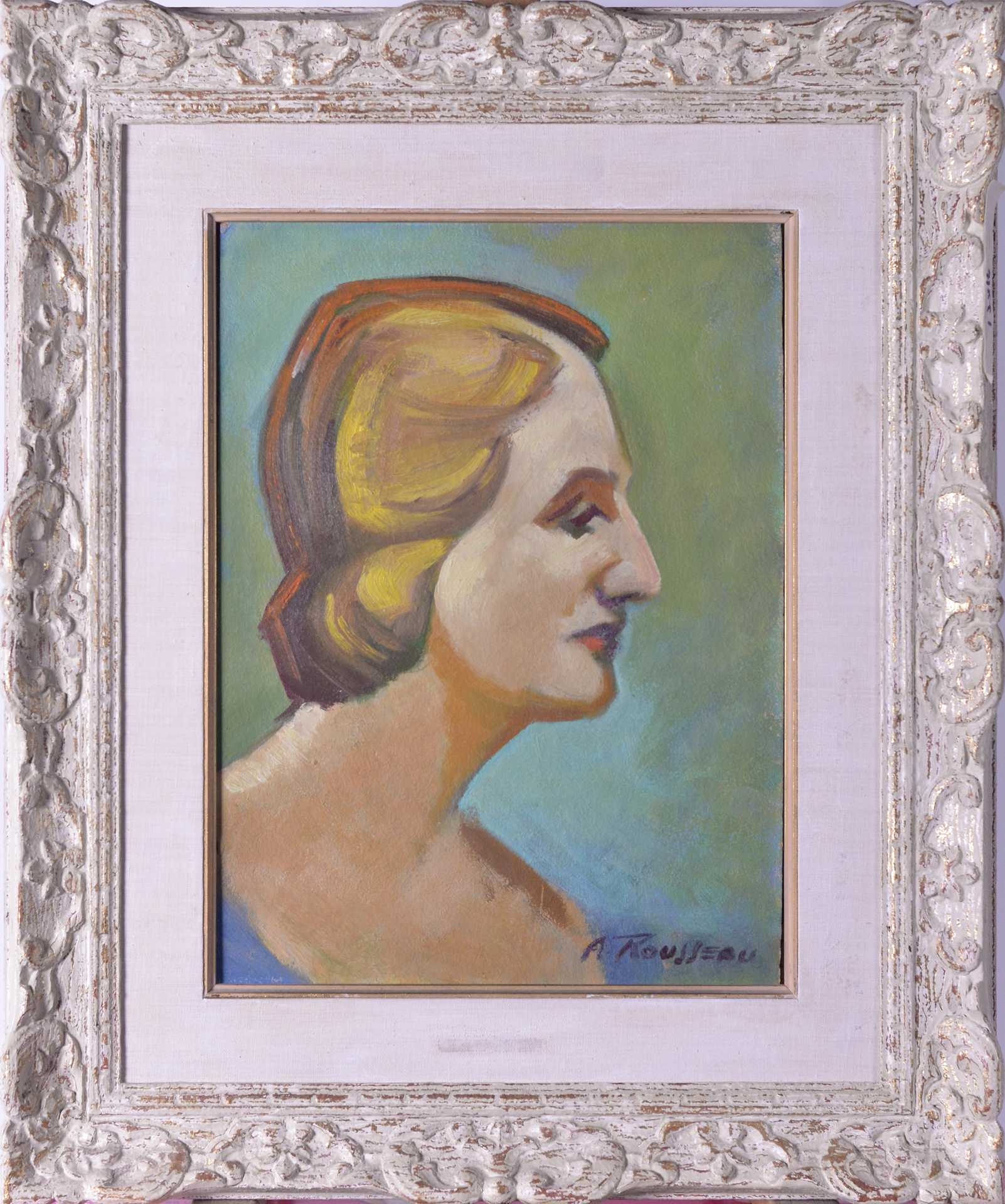 Albert Rousseau | Portrait de Jeannine Rousseau | MutualArt