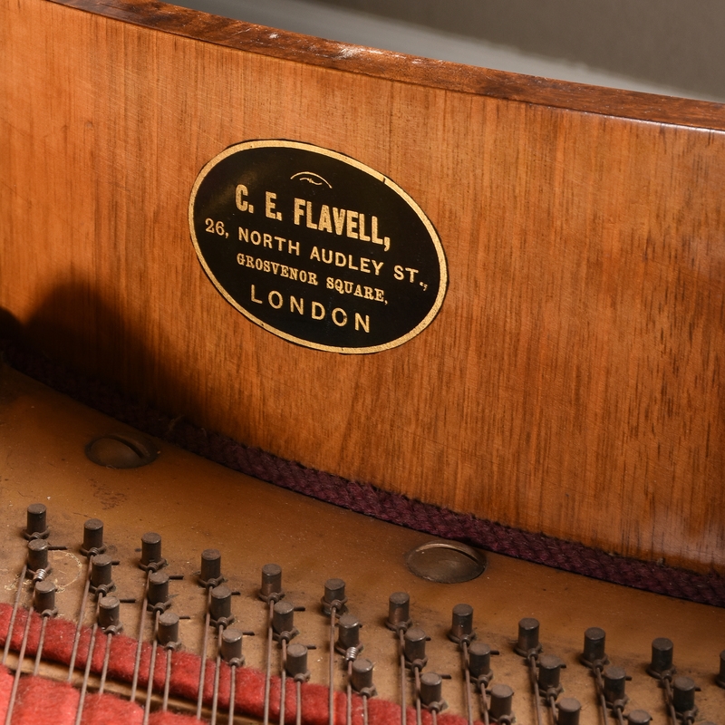 Ernst Kaps | AN ANTIQUE GERMAN BURL WALNUT GRAND PIANO | MutualArt