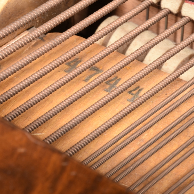 Ernst Kaps | AN ANTIQUE GERMAN BURL WALNUT GRAND PIANO | MutualArt