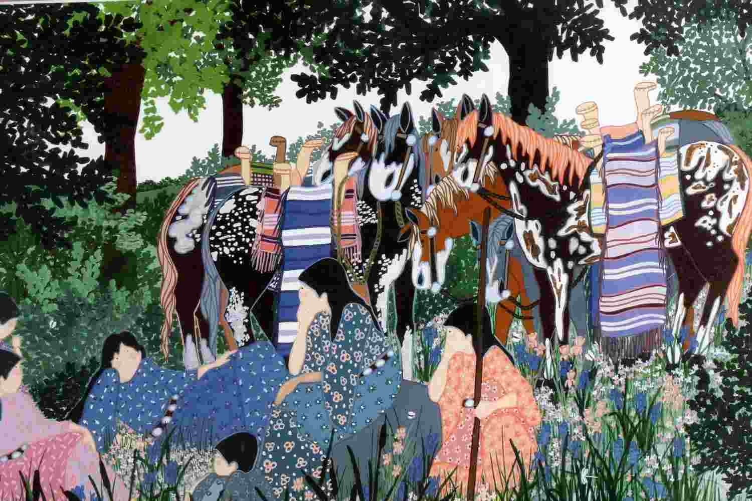 Virginia Alice Stroud | NATIVE AMERICAN MODERN FOLK ART | MutualArt