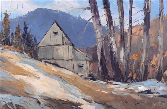 Jean-Marc Blier | Jean-Marc (1921-1994) Paysage Huile sur toile | MutualArt