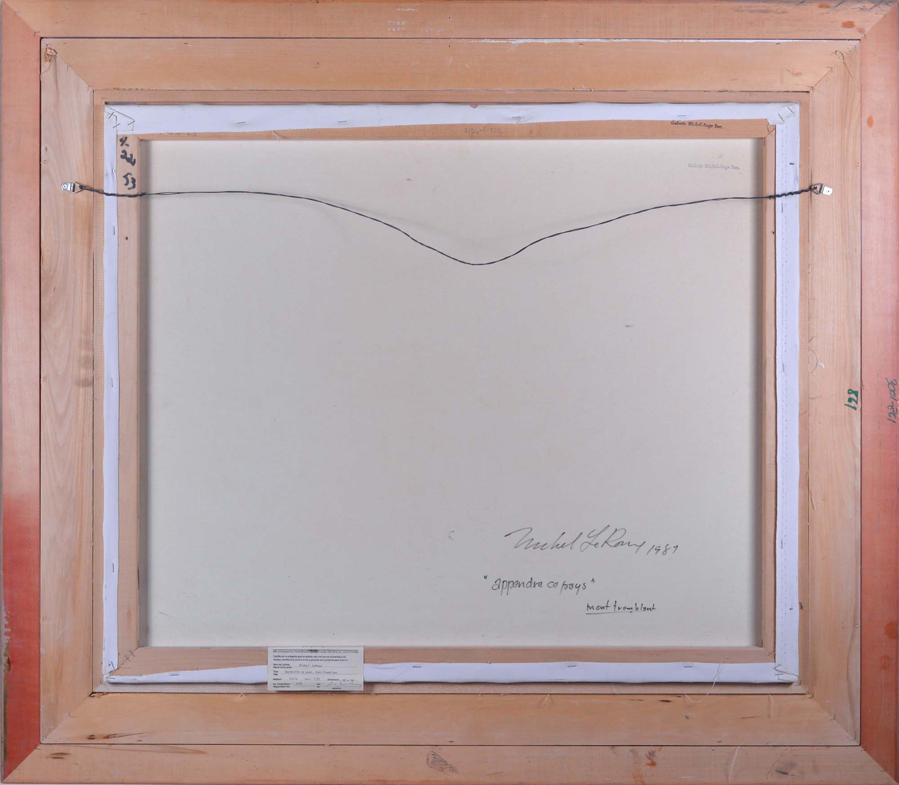 Michel Leroux | Apprendre ce pays (1987) | MutualArt