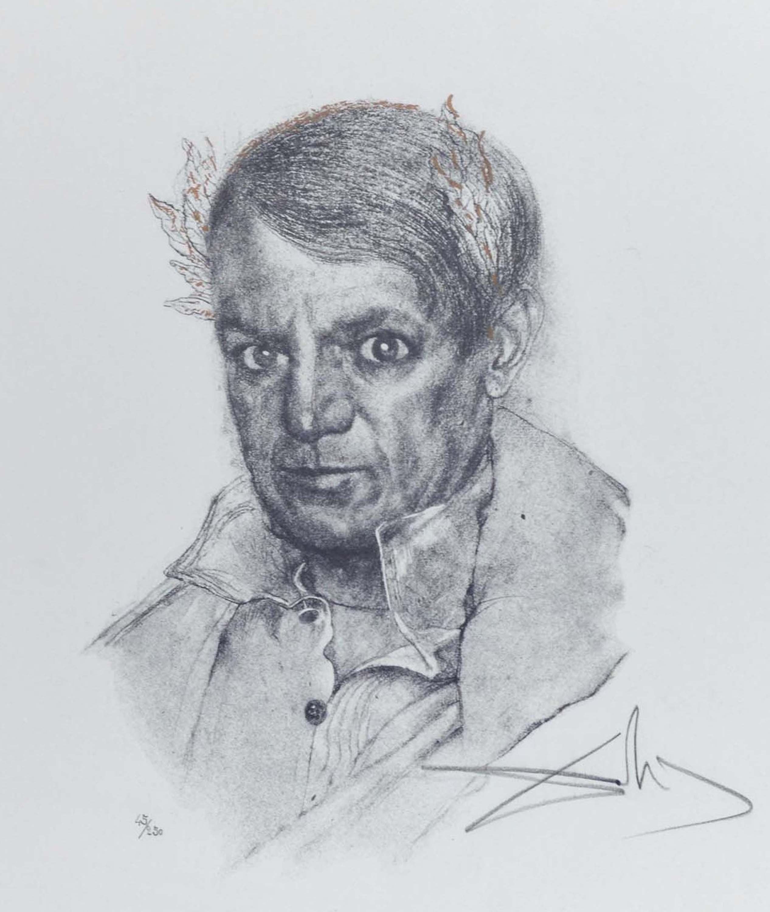 Salvador Dalí | Spain Portrait de Pablo Picasso | MutualArt