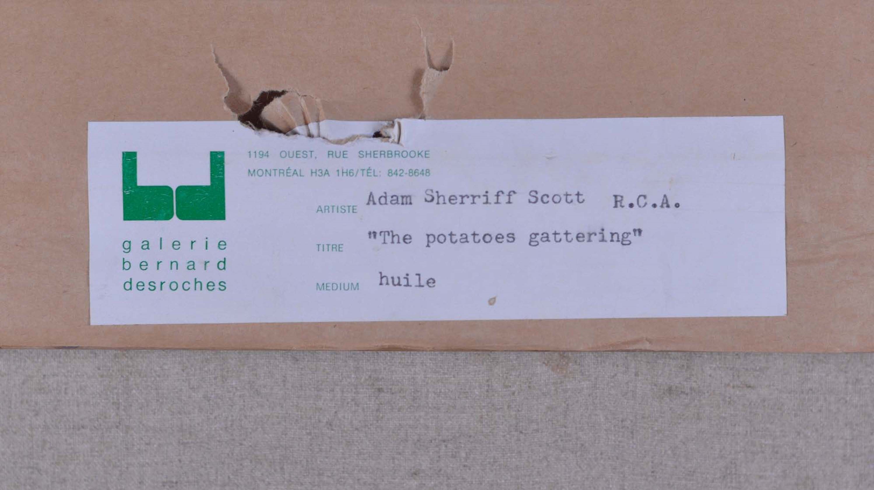 Adam Sheriff-Scott | Potatoes gathering (1974) | MutualArt