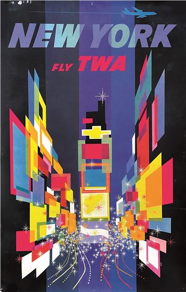 David Klein | New York Fly TWA (1957) | MutualArt
