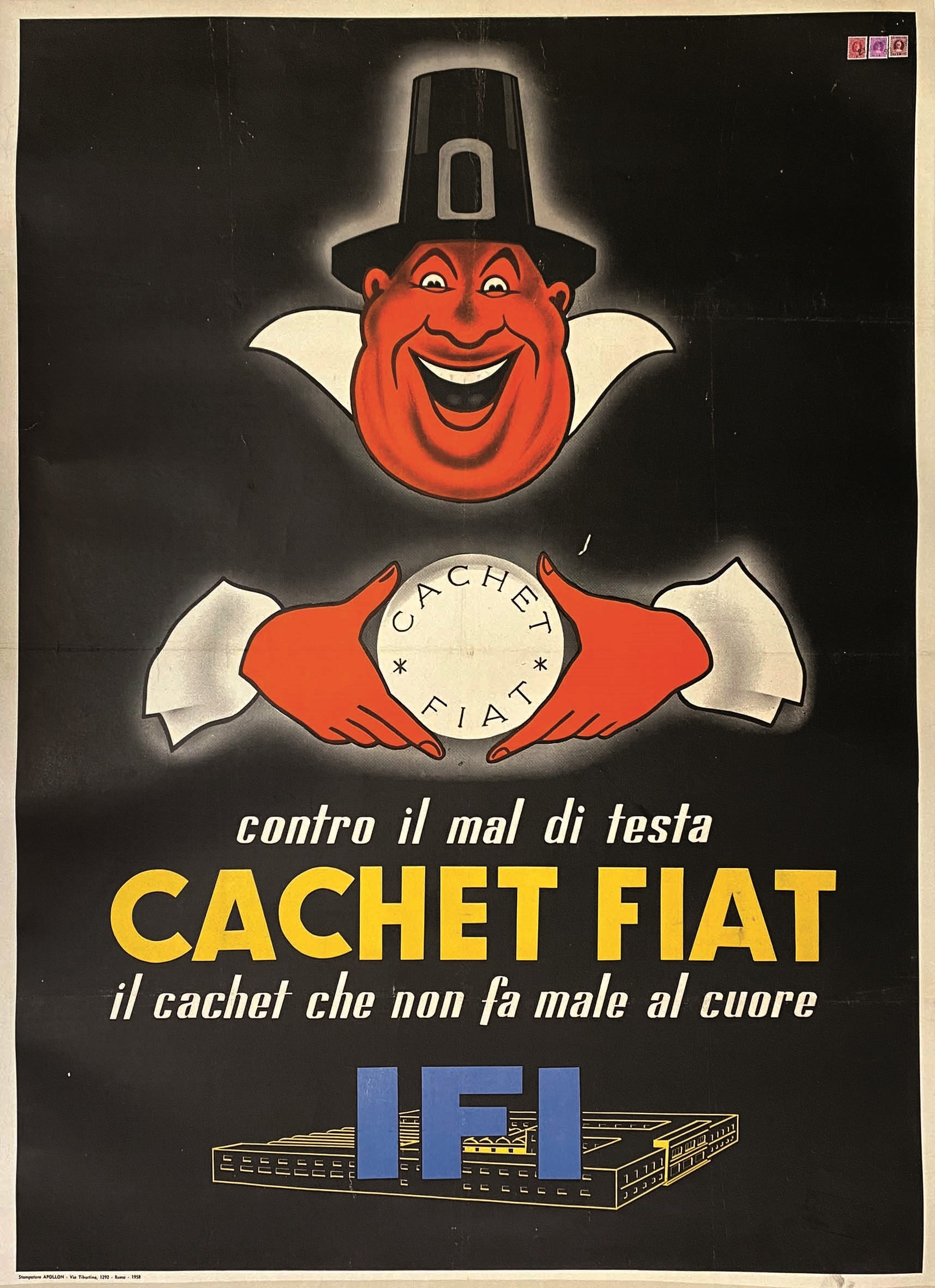 Mario Cussino | Cachet Fiat (1958) | MutualArt