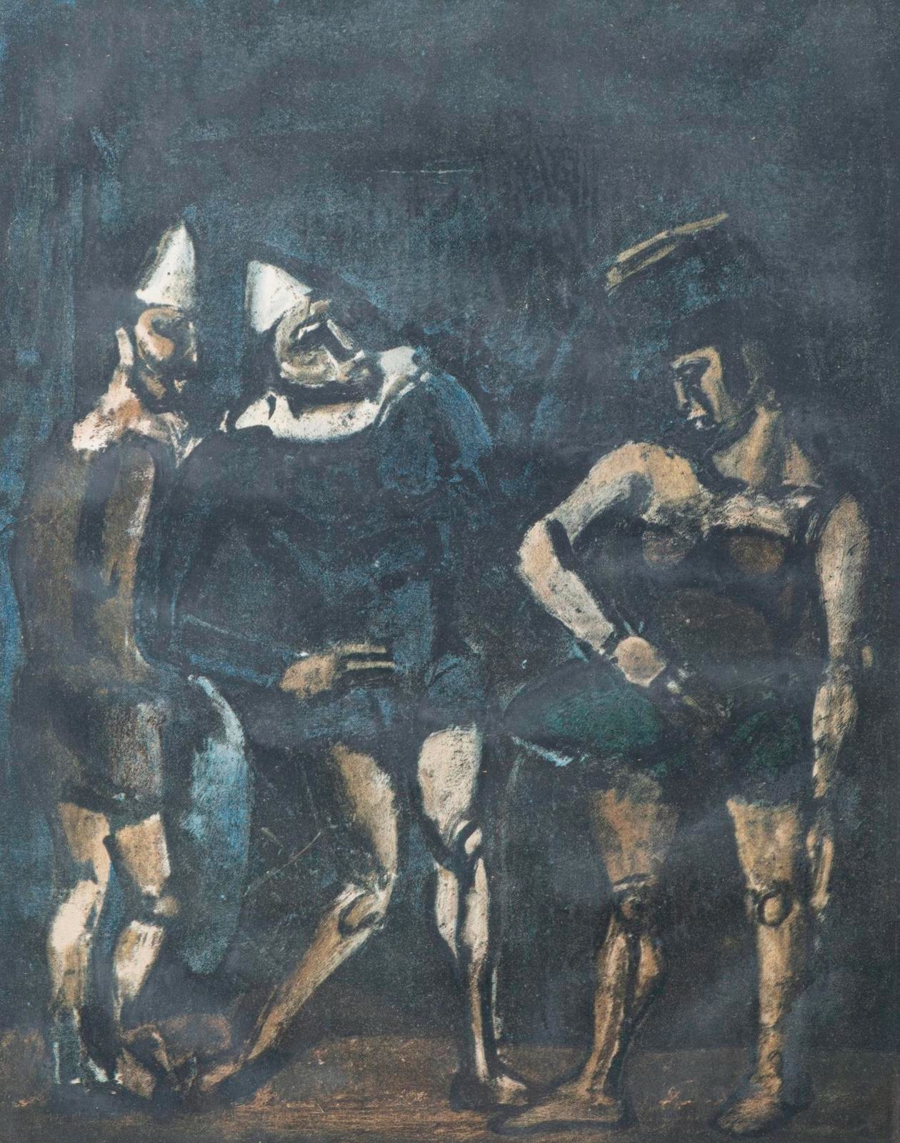 Georges Rouault | Les trois clowns (Circa 1925) | MutualArt